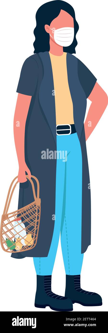 Shop customer flat color vector faceless character Stock Vector Image ...