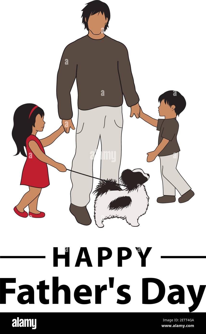 happy family, vector graphic design element Stock Vector Image & Art ...