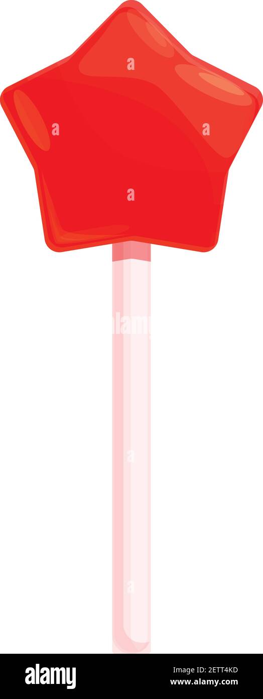 Star candy icon. Cartoon of star candy vector icon for web design ...