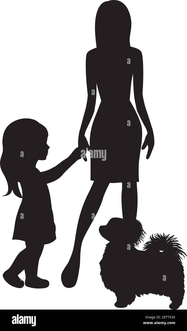 happy family, vector graphic design element Stock Vector Image & Art ...