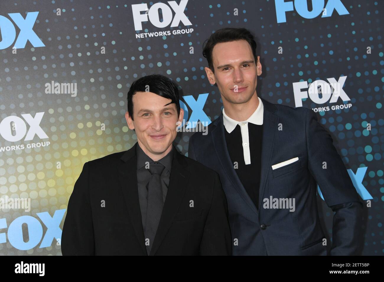 Robin Lord Taylor, Cory Michael Smith arrives to the 2017 Fox Upfront ...