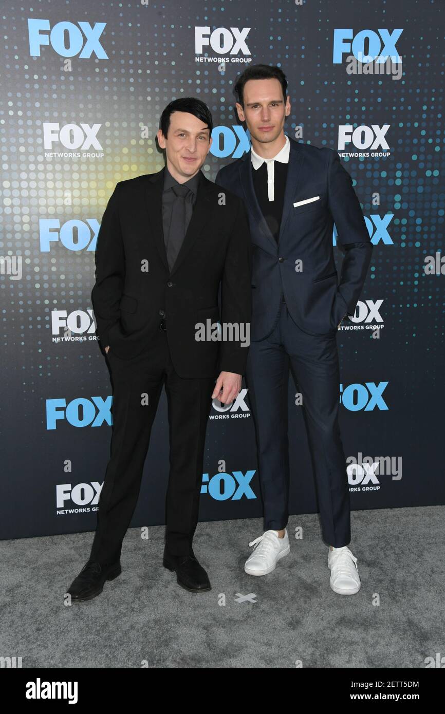 Robin Lord Taylor, Cory Michael Smith arrives to the 2017 Fox Upfront ...