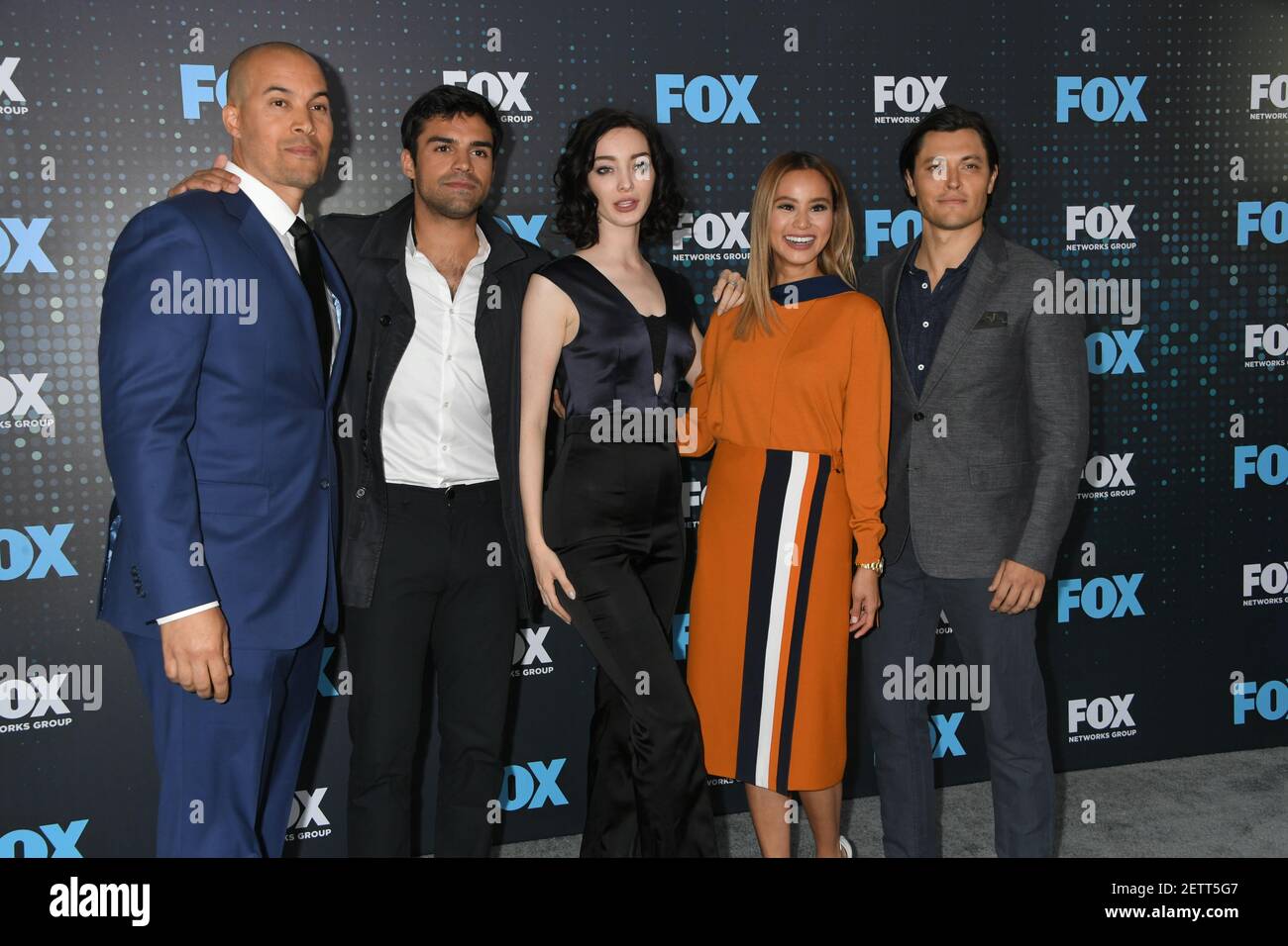 L-R: Coby Bell, Sean Teale, Emma Dumont, Jamie Chung, Blair Redford ...