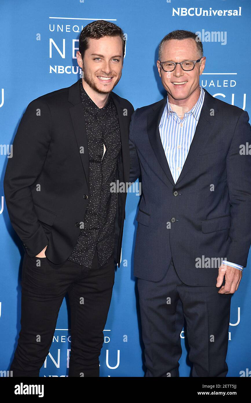 Jesse Lee Soffer and Jason Beghe of "Chicago P.D." attends the ...