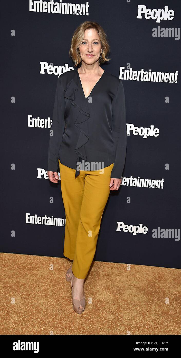 Edie Falco attends the Entertainment Weekly & People New York Upfront ...
