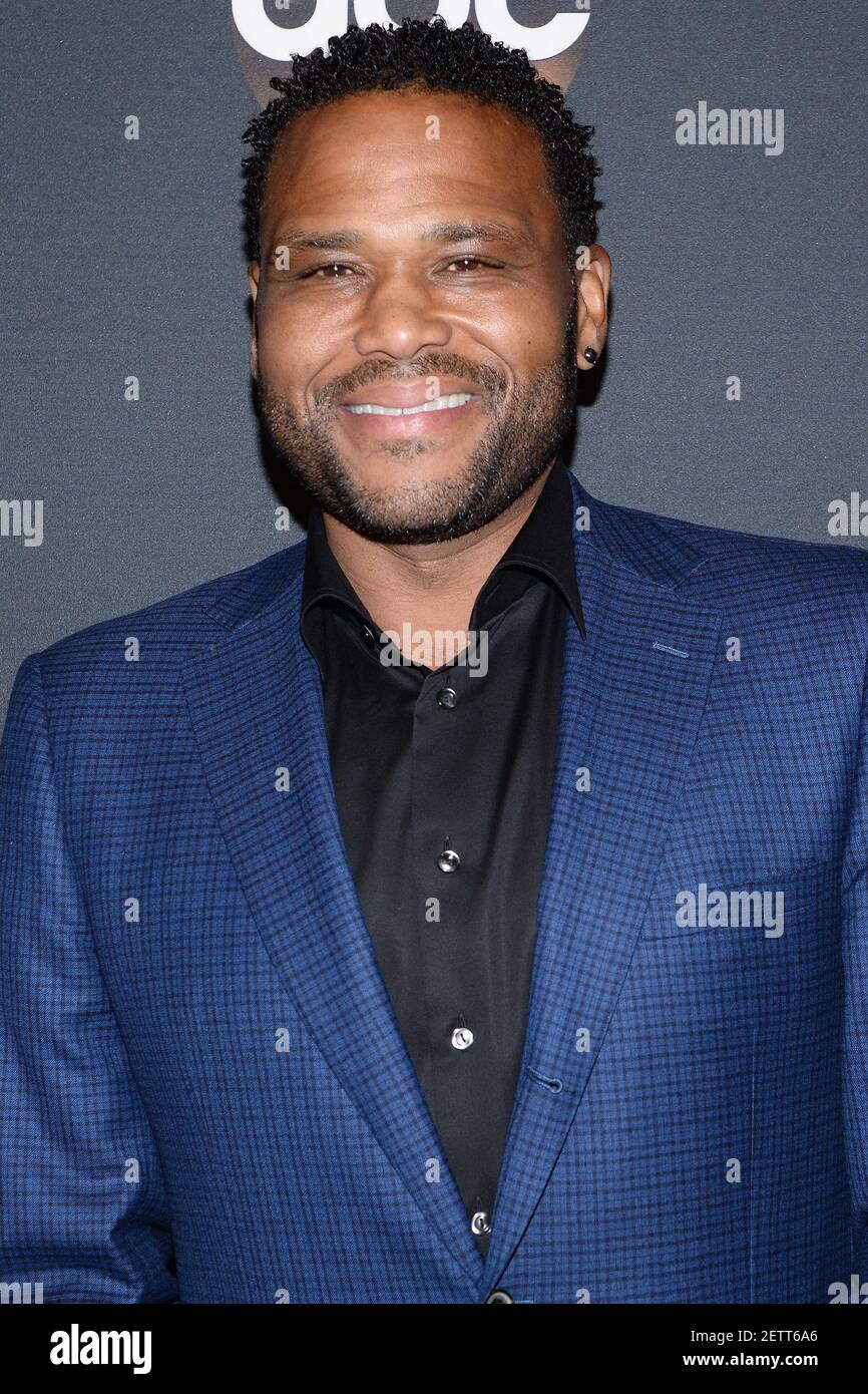 Actor Anthony Anderson attends the 2017 ABC Upfront at LIncoln Center ...