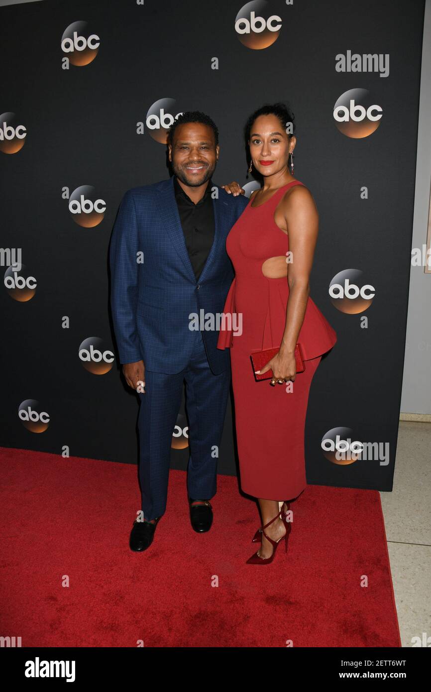 Anthony Anderson, Tracee Ellis Ross arrives to the ABC Network ...