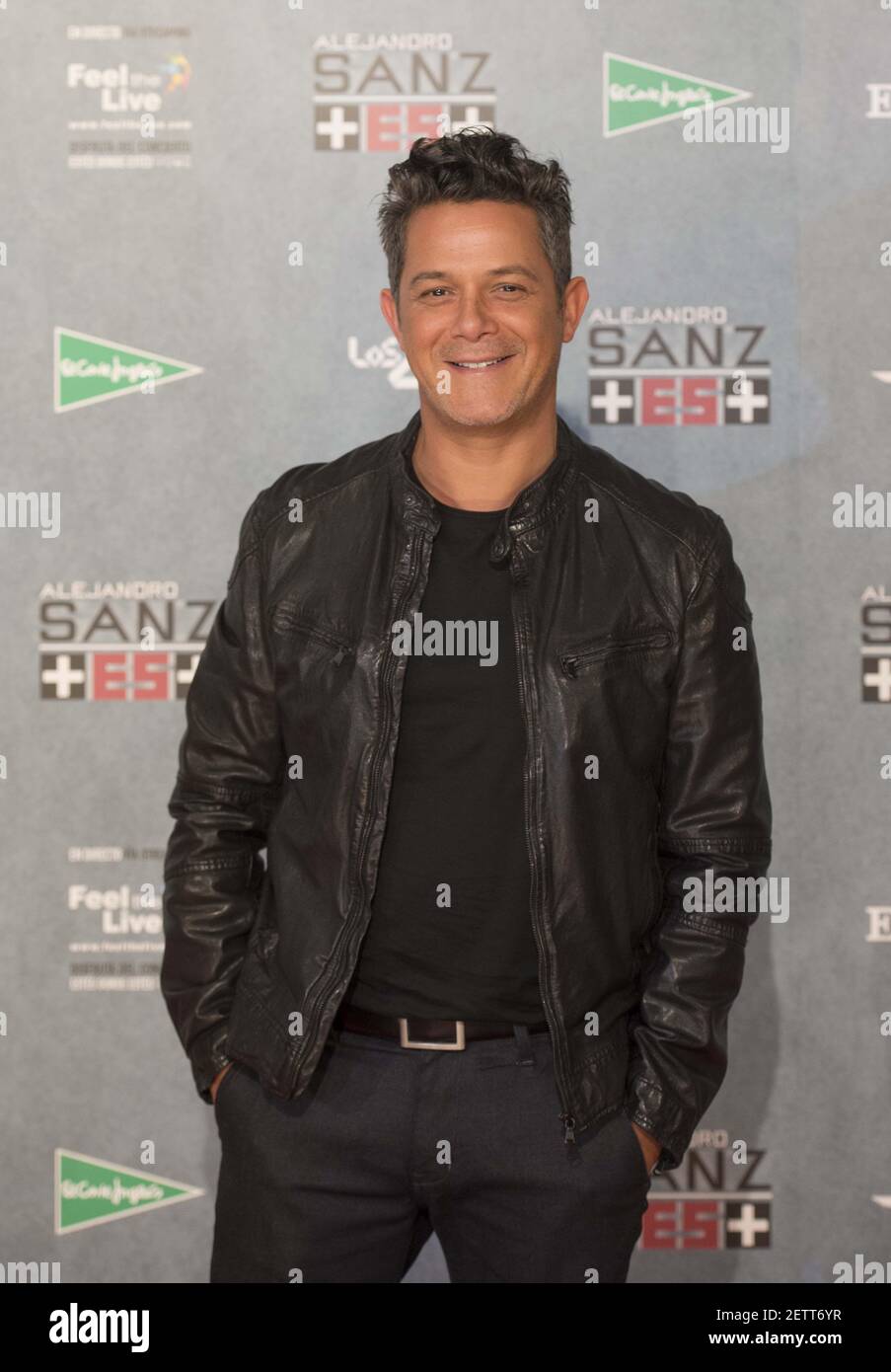 Spanish singer Alejandro Sanz during the presentation of his concert ...