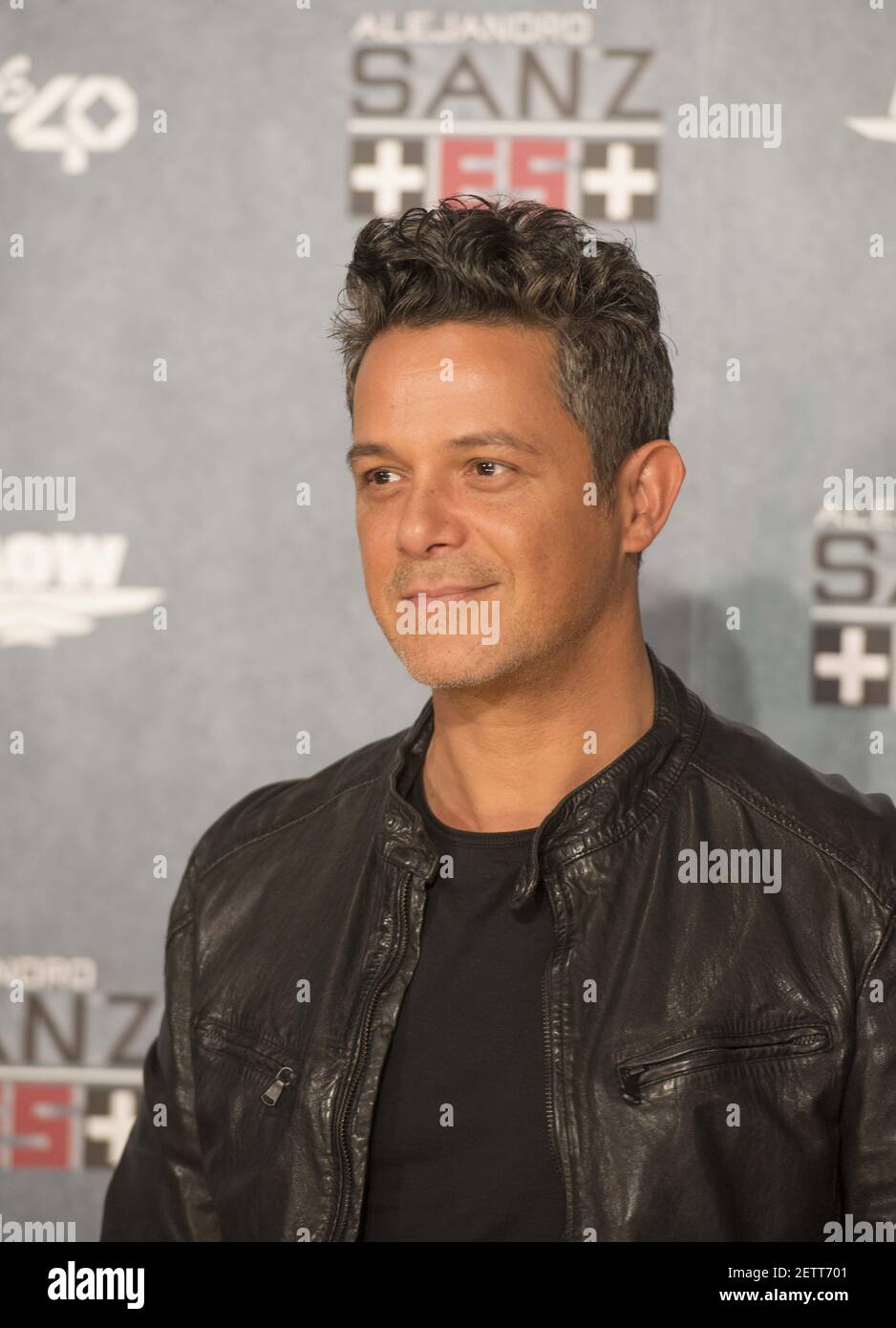 Spanish singer Alejandro Sanz during the presentation of his concert ...