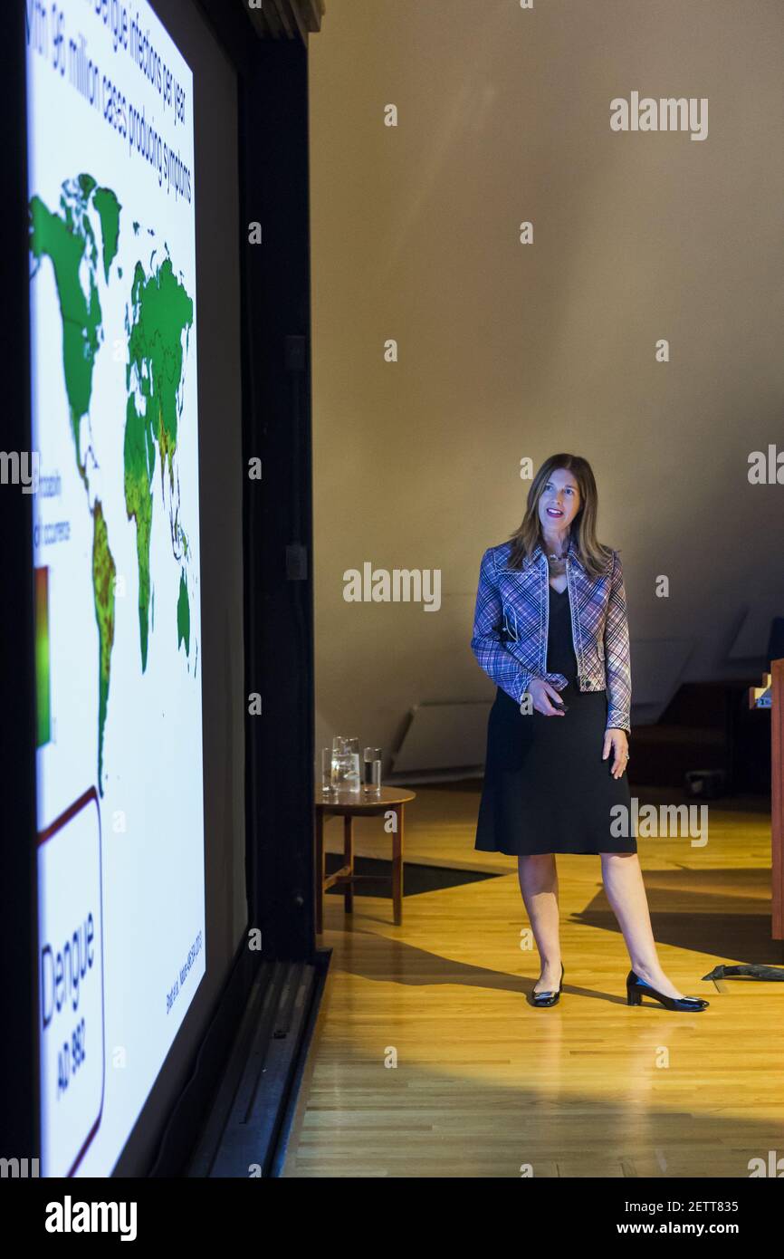 Leslie Vosshall at the Women & Science Lecture and Luncheon held at The ...