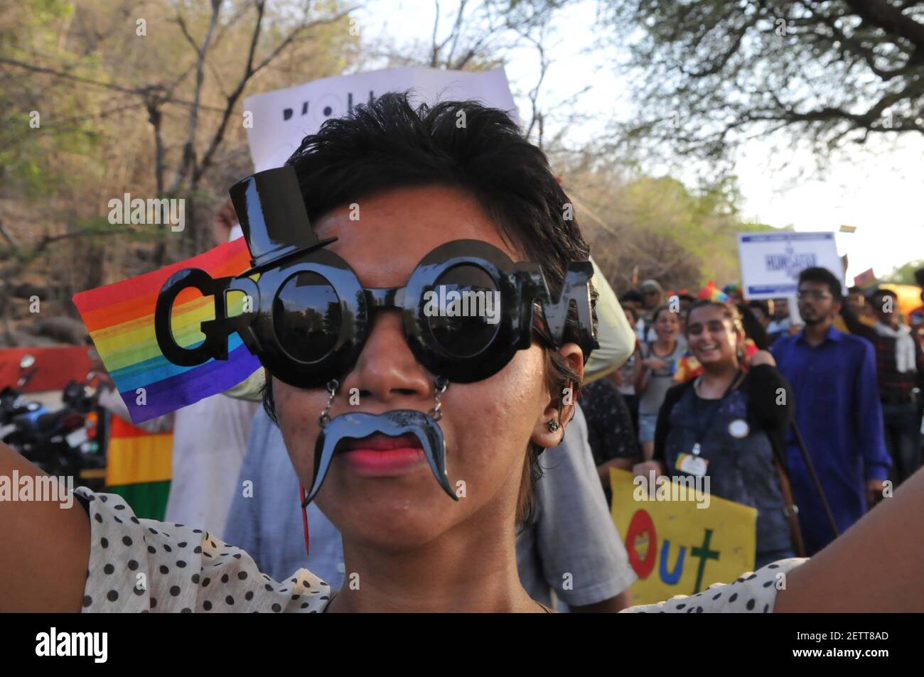 BHOPAL, INDIA - MAY 17: LGBT community member along with supporters ...