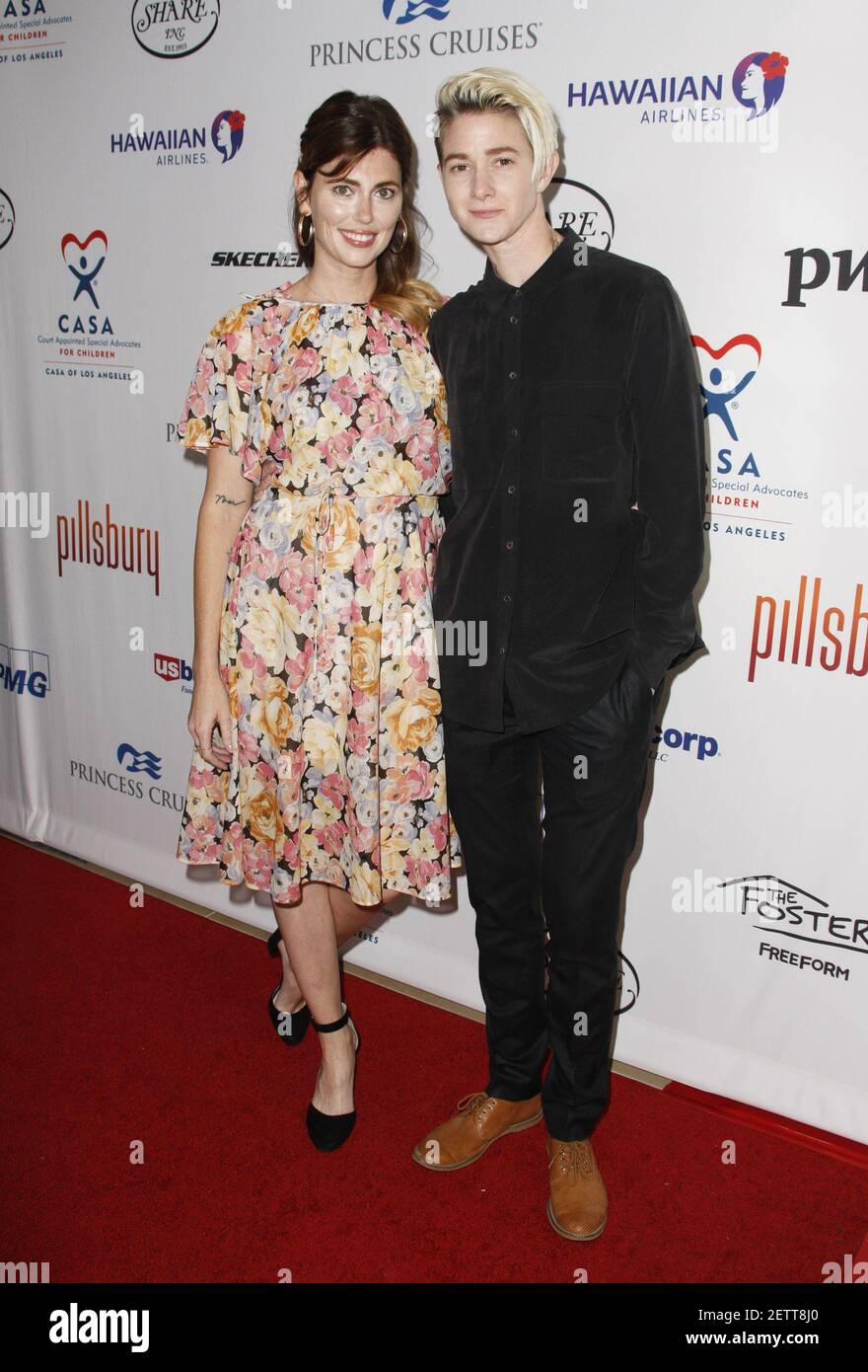 Actress Diora Baird and Mav Viola attend the CASA of Los Angeles 2017 ...