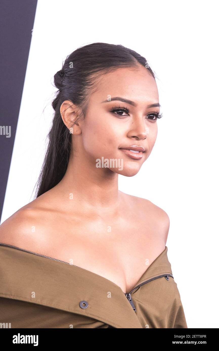 Karrueche Tran attends the Turner Upfront 2017 arrivals on the red ...