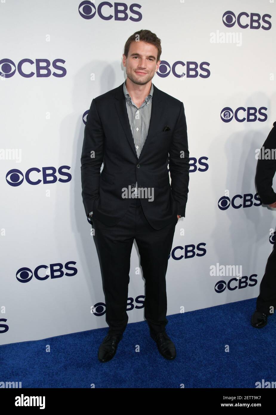Alex Russell arrives to the 2017 CBS Network Upfront, held at the ...