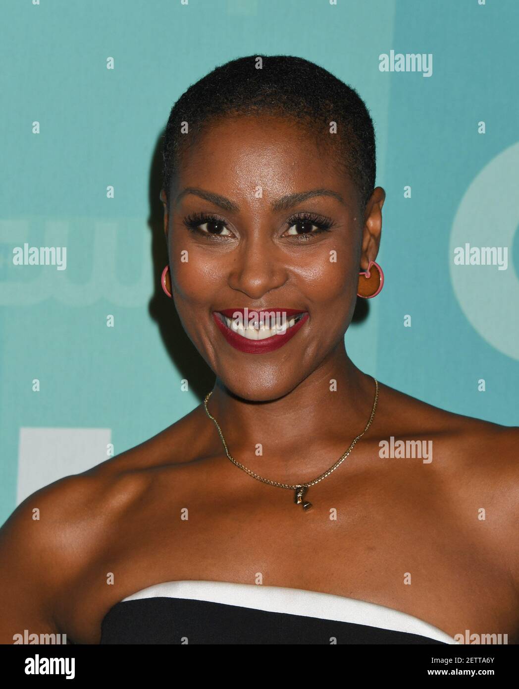Christine Adams arrives to the CW 2017 Upfront, held at the London ...