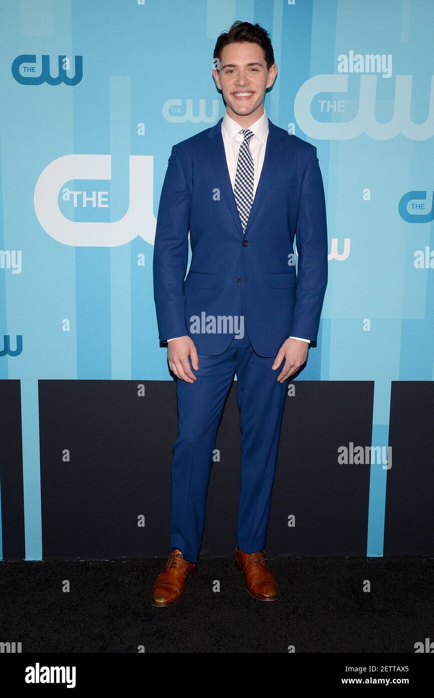 Casey Cott attends the 2017 CW Upfront in New York, NY, on May 18, 2017 ...