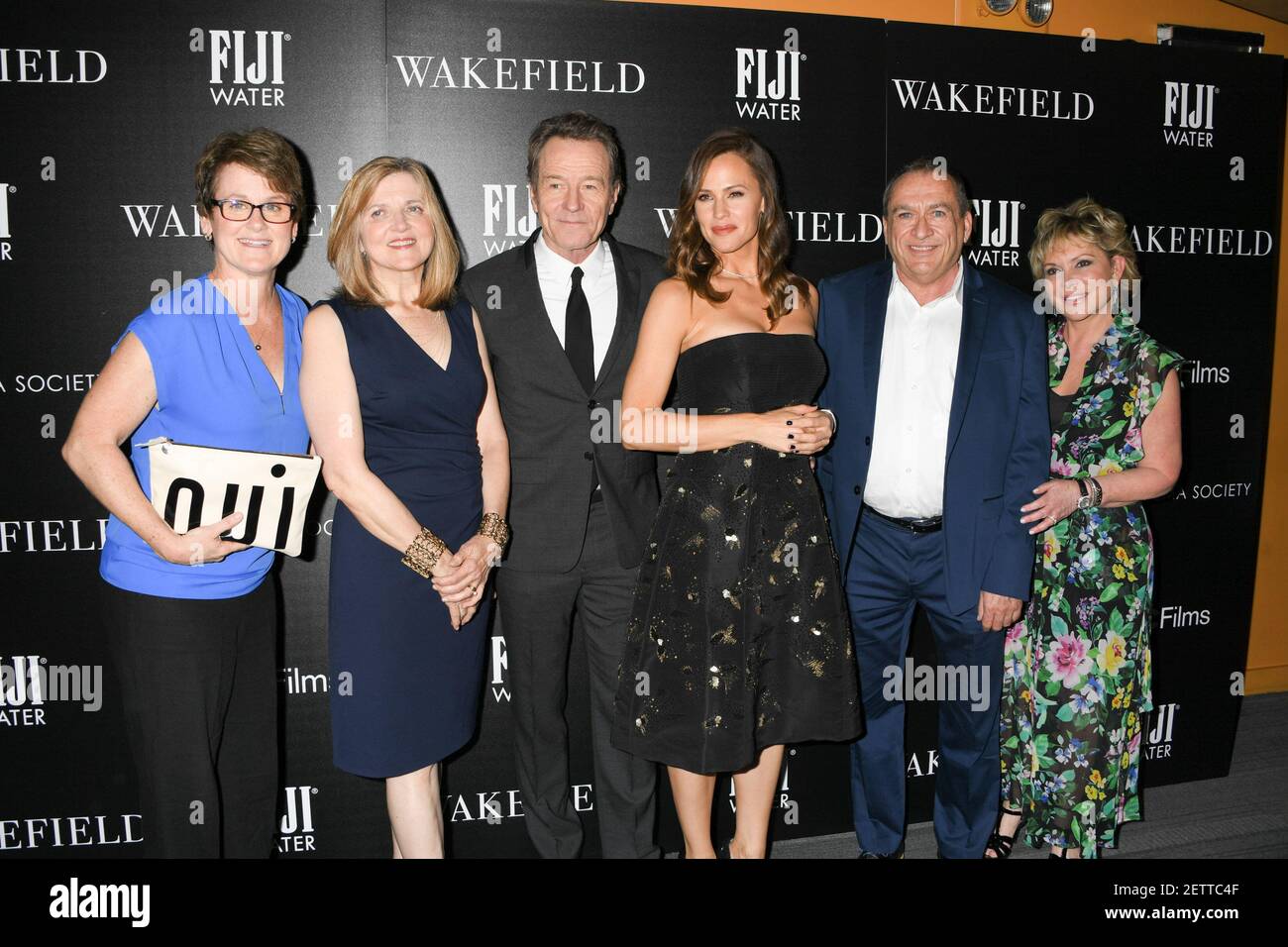 L-R: Director Robin Swicord, Bryan Cranston, Jennifer Garner wearing ...