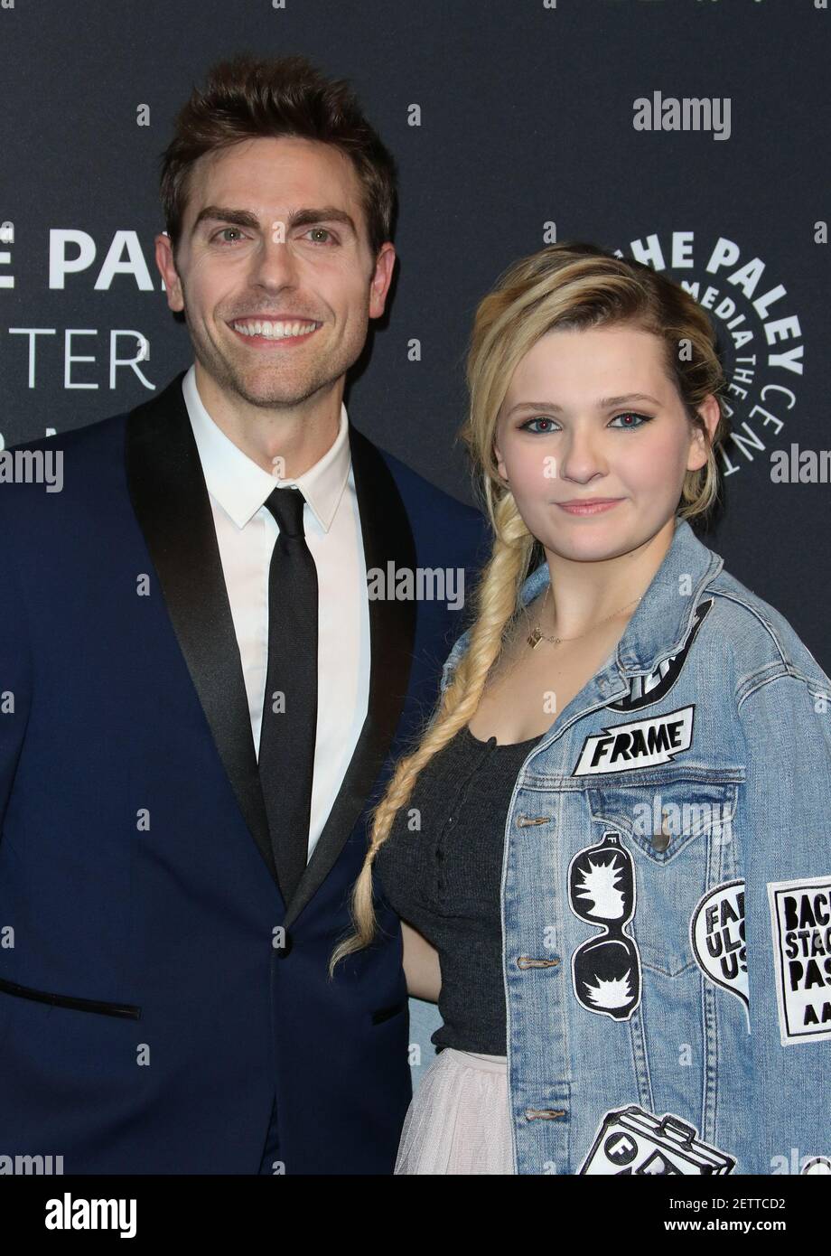 Actor Colt Prattes and Abigail Breslin at 2017 PaleyLive LA Spring ...