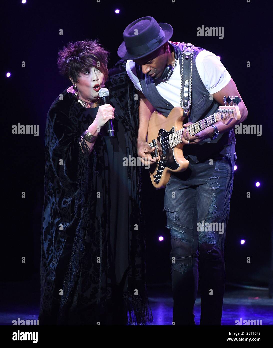 LOS ANGELES, CA - MAY 18: Singer Tata Vega and musician Marcus Miller ...