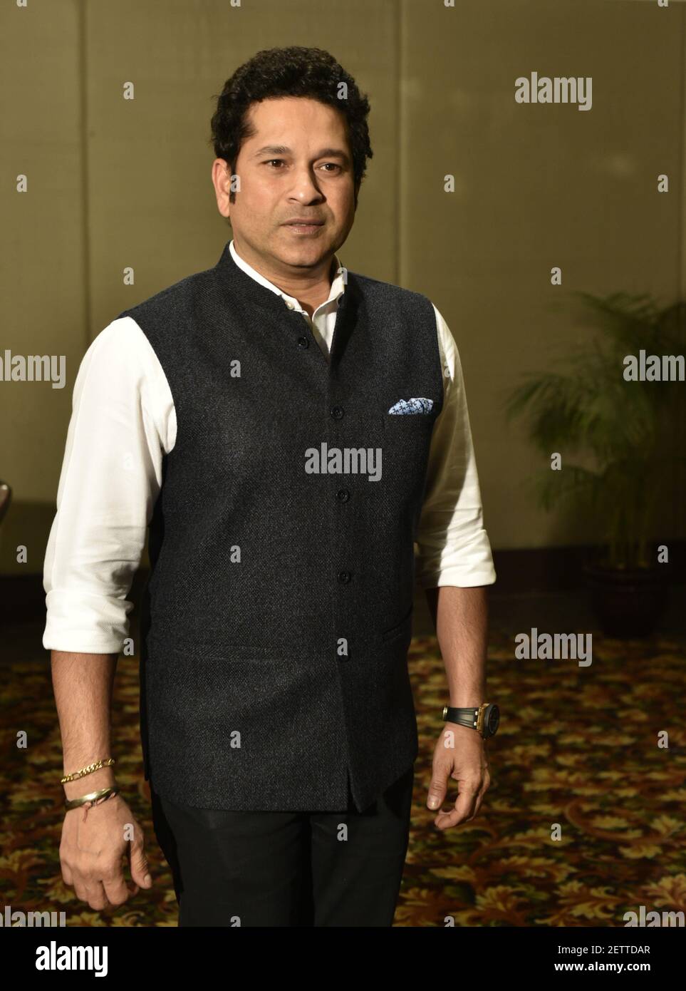 NEW DELHI, INDIA - MAY 19: Former cricketer and Rajya Sabha MP Sachin ...