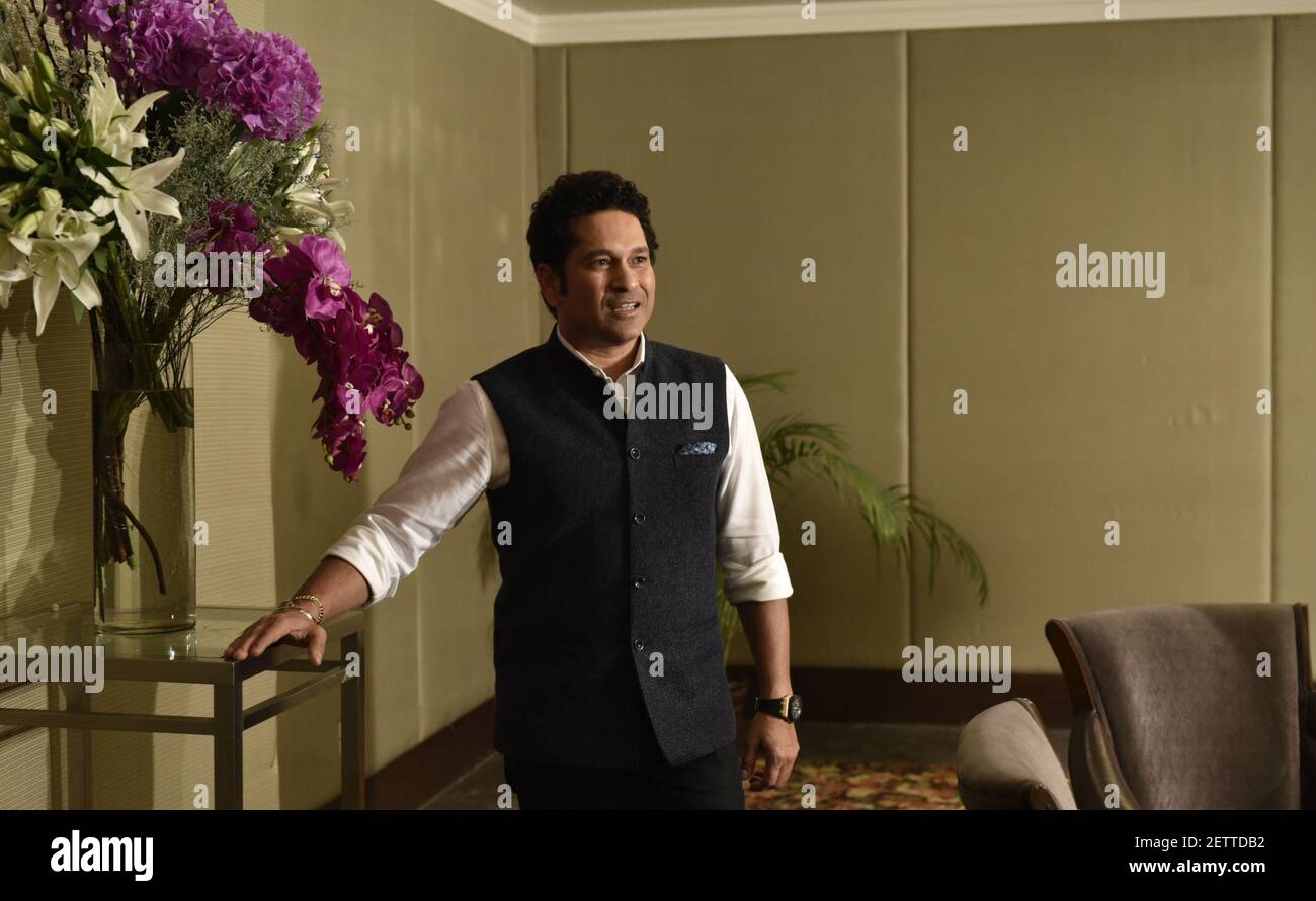 NEW DELHI, INDIA - MAY 19: Former cricketer and Rajya Sabha MP Sachin ...