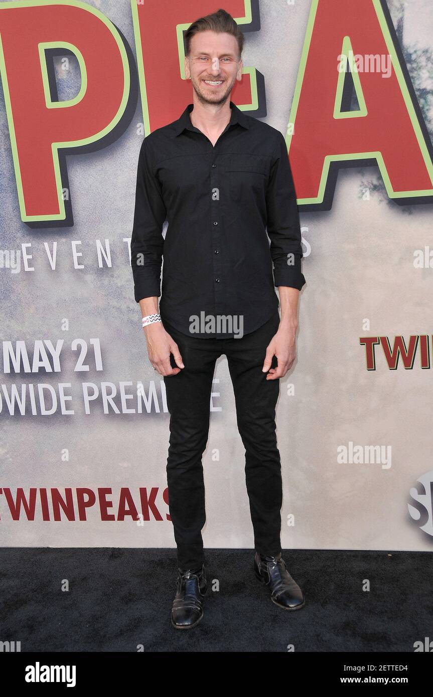 Bill Tangradi arrives at Showtime's "Twin Peaks" Premiere held at the ...