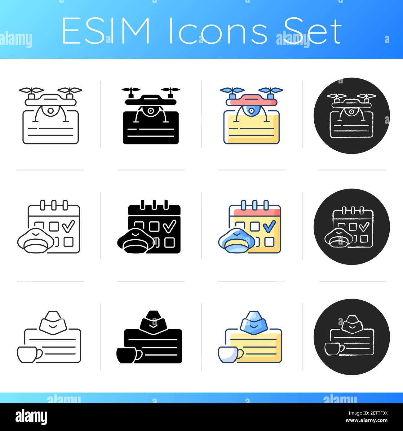 Aviation icons set Stock Vector Image & Art - Alamy