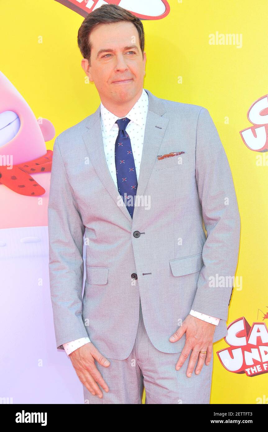 Ed Helms arrives at "Captain Underpants: The First Epic Movie" Los ...