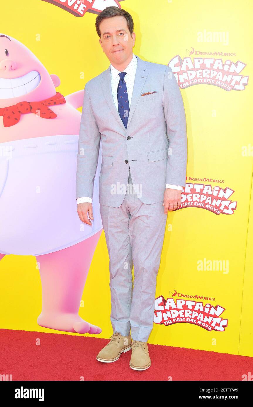 Ed Helms arrives at "Captain Underpants: The First Epic Movie" Los ...