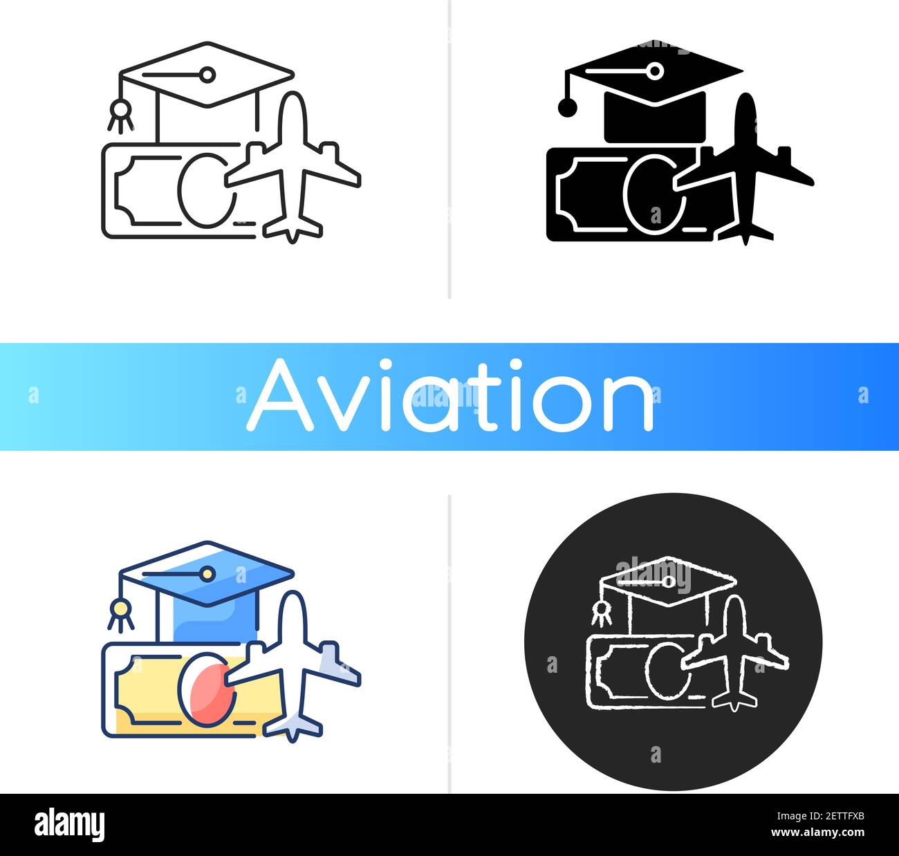 Pilot training financing icon Stock Vector Image & Art - Alamy