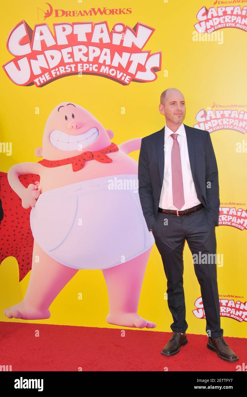 Director David Soren arrives at "Captain Underpants: The First Epic ...