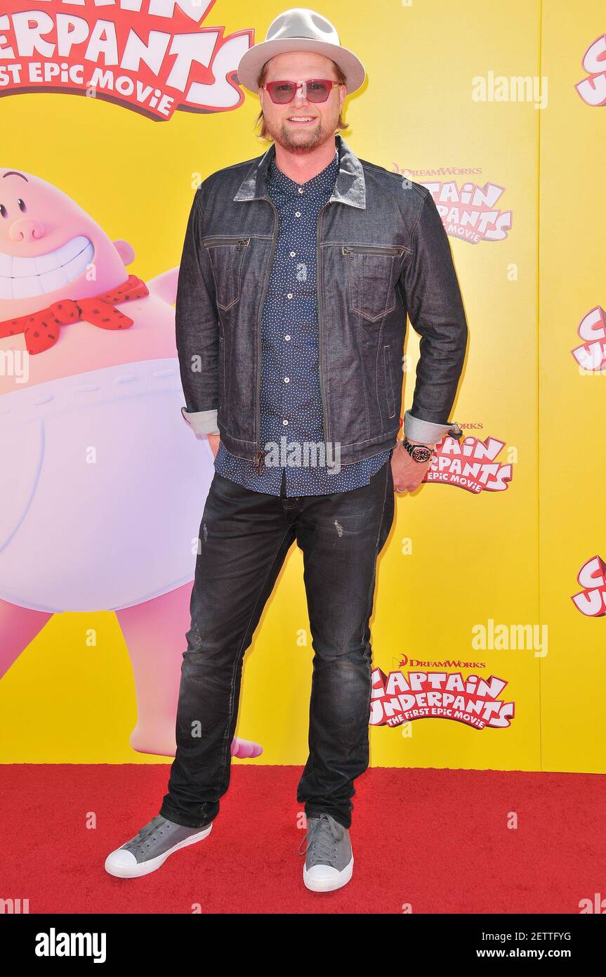 Adam Anders arrives at "Captain Underpants: The First Epic Movie" Los ...