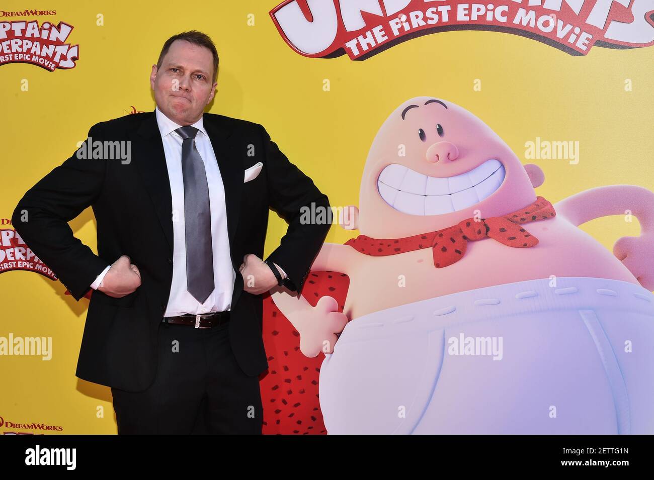 LOS ANGELES, CA - MAY 21: Author Dav Pilkey attends the Los Angeles red ...
