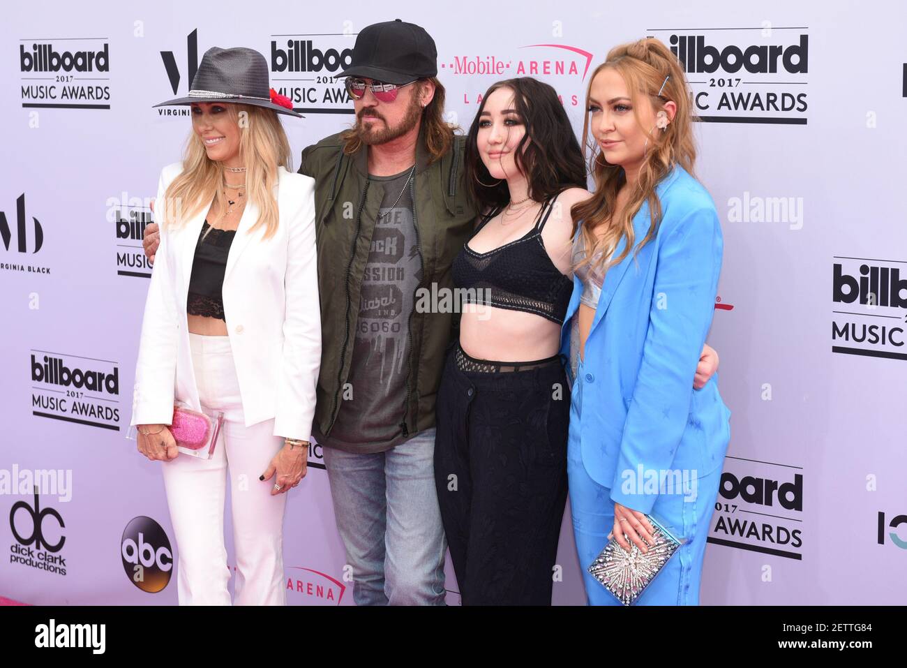 Tish Cyrus, singers Billy Ray Cyrus and Noah Cyrus, and DJ Brandi Cyrus ...