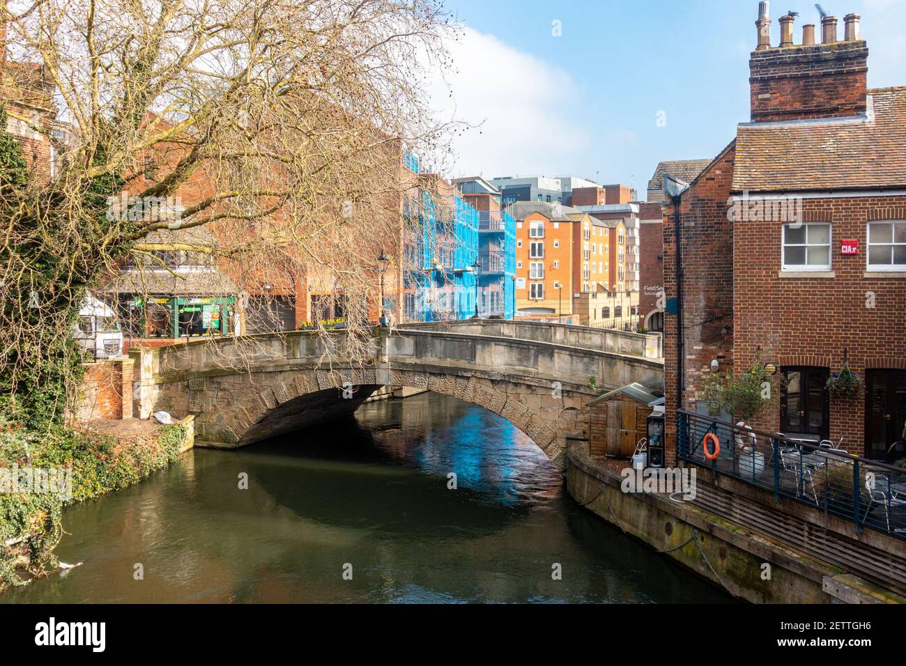 High Bridge bridge spans The River Kennet, part of the Kennet and Avon ...