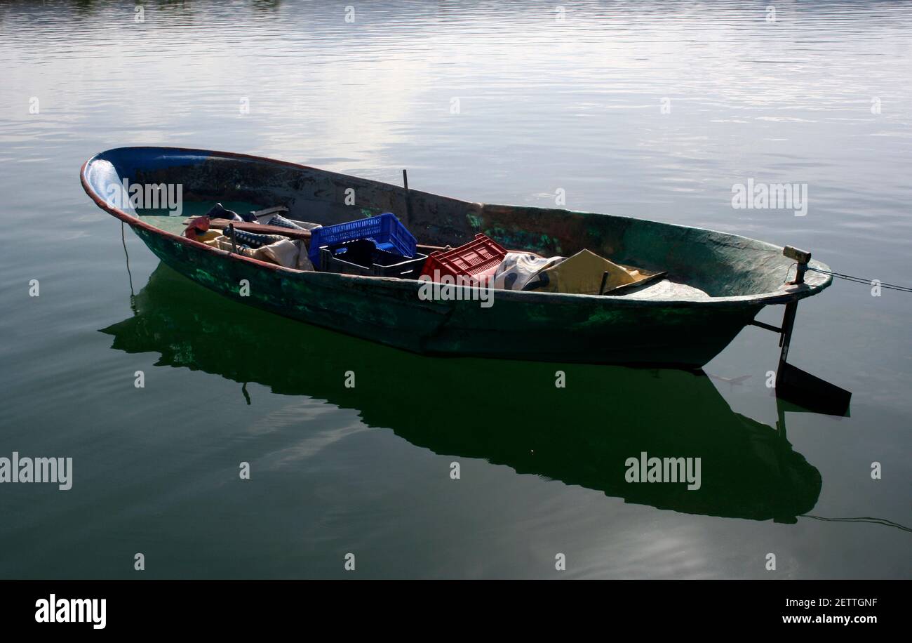 Fishing boats in Beysehir Lake. Turkey Stock Photo - Alamy