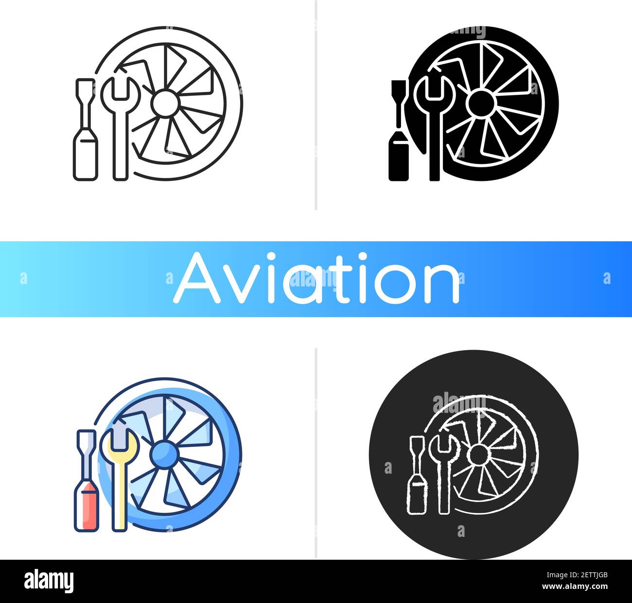 Aircraft maintenance icon Stock Vector Image & Art - Alamy