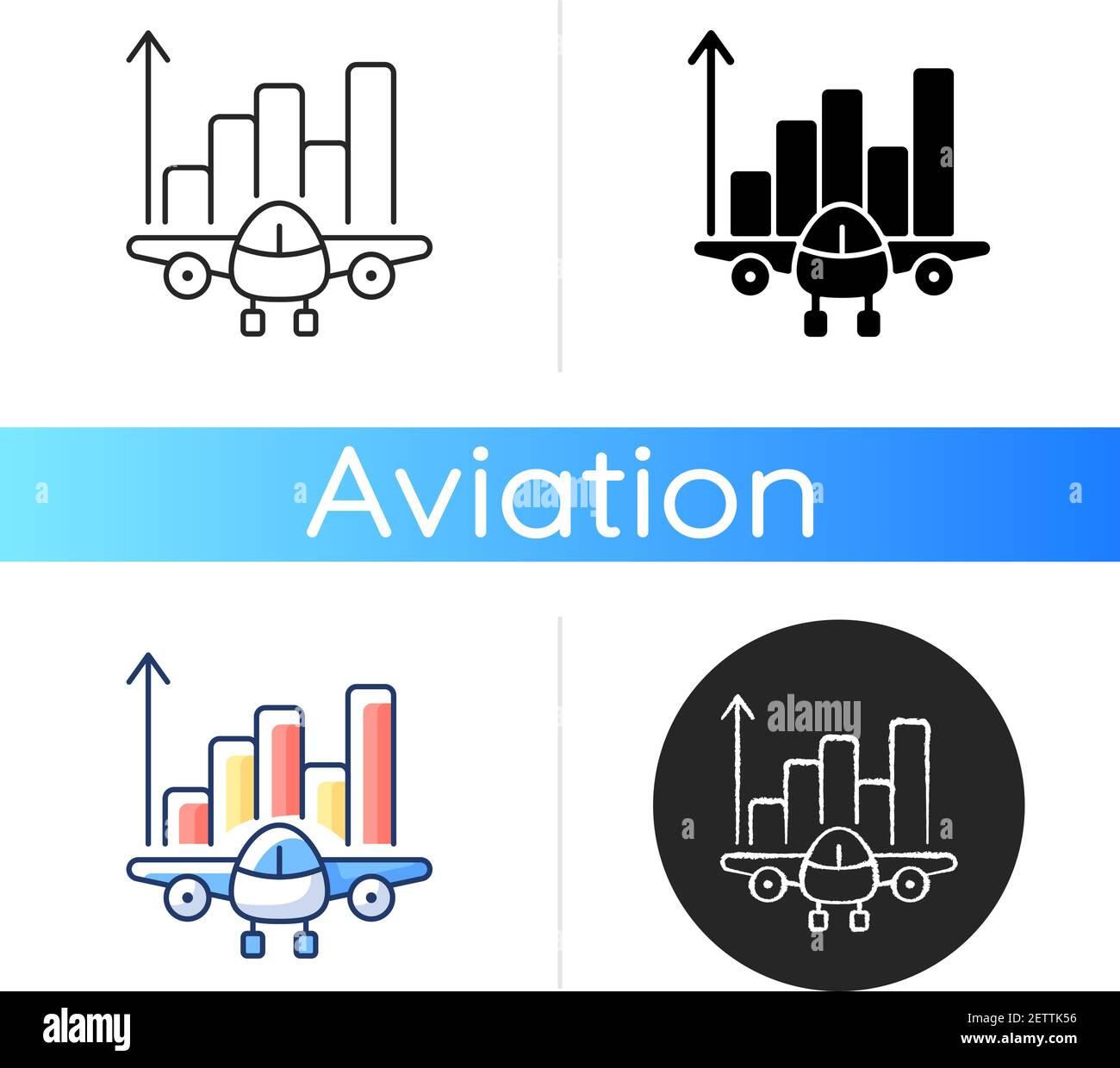 Aviation analytics icon Stock Vector Image & Art - Alamy