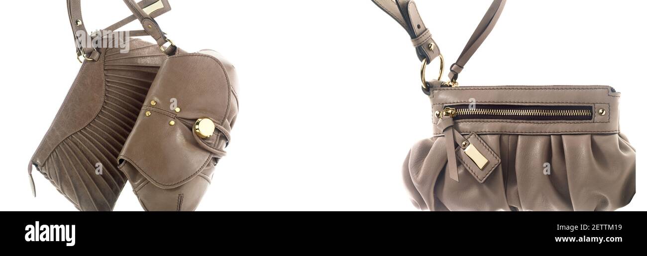 Fashionable and stylish walking handbag for woman. Studio shoot Stock ...
