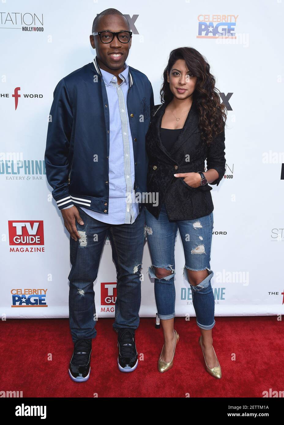 HOLLYWOOD, CA - MAY 22: Jacques Slade and Aliya-Jasmine Sovani attend ...