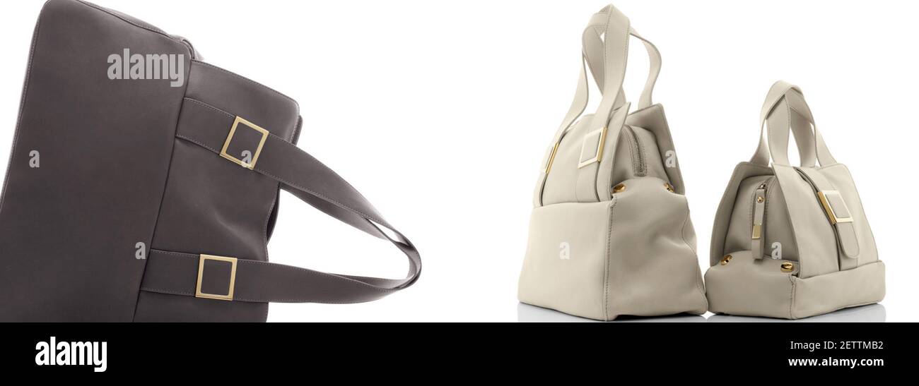 Fashionable and stylish walking handbag for woman. Studio shoot Stock ...
