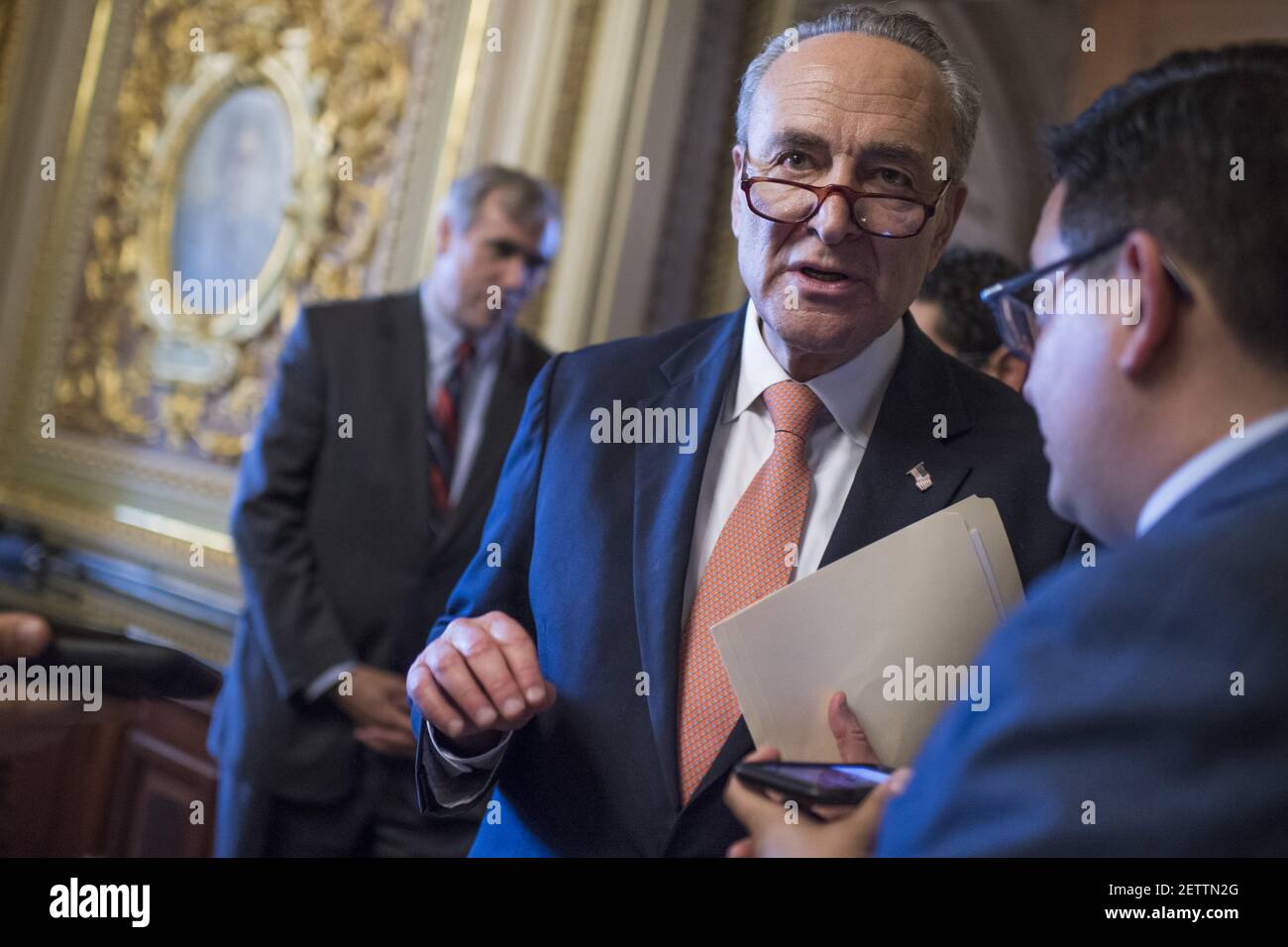 UNITED STATES - MAY 23: Senate Minority Leader Charles Schumer, D-N.Y ... UNITED STATES - MAY 23: Senate Minority Leader Charles Schumer, D-N.Y ...