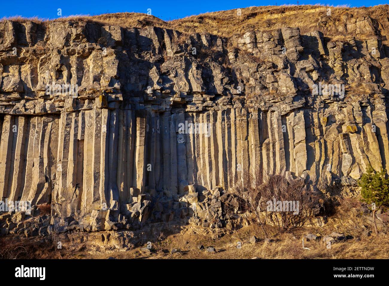 Basalt columns from Racos town in Brasov, Romania Stock Photo - Alamy