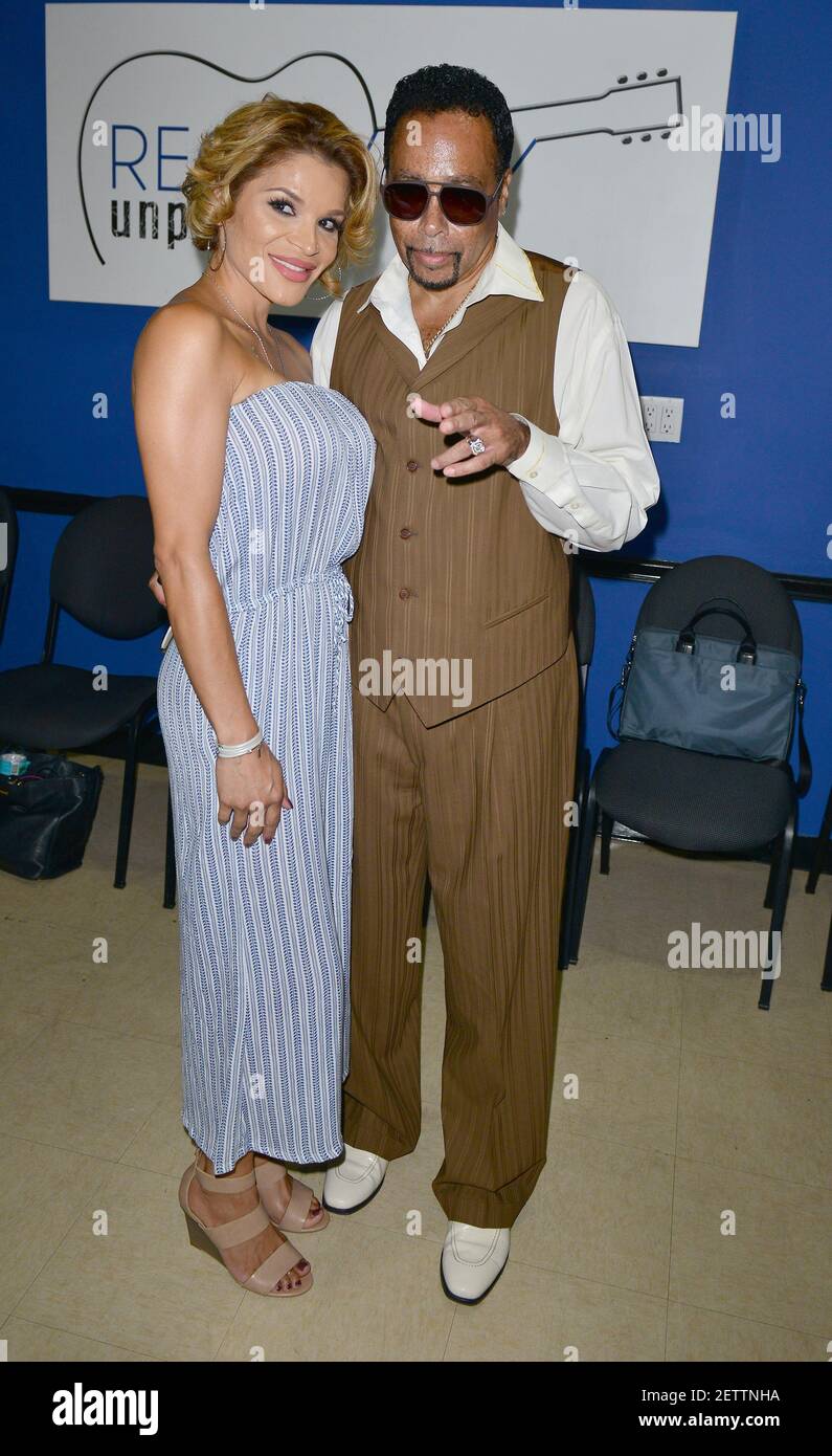 FORT LAUDERDALE, FL - MAY 23: Morris Day (R) and wife Lorena Day, pose ...