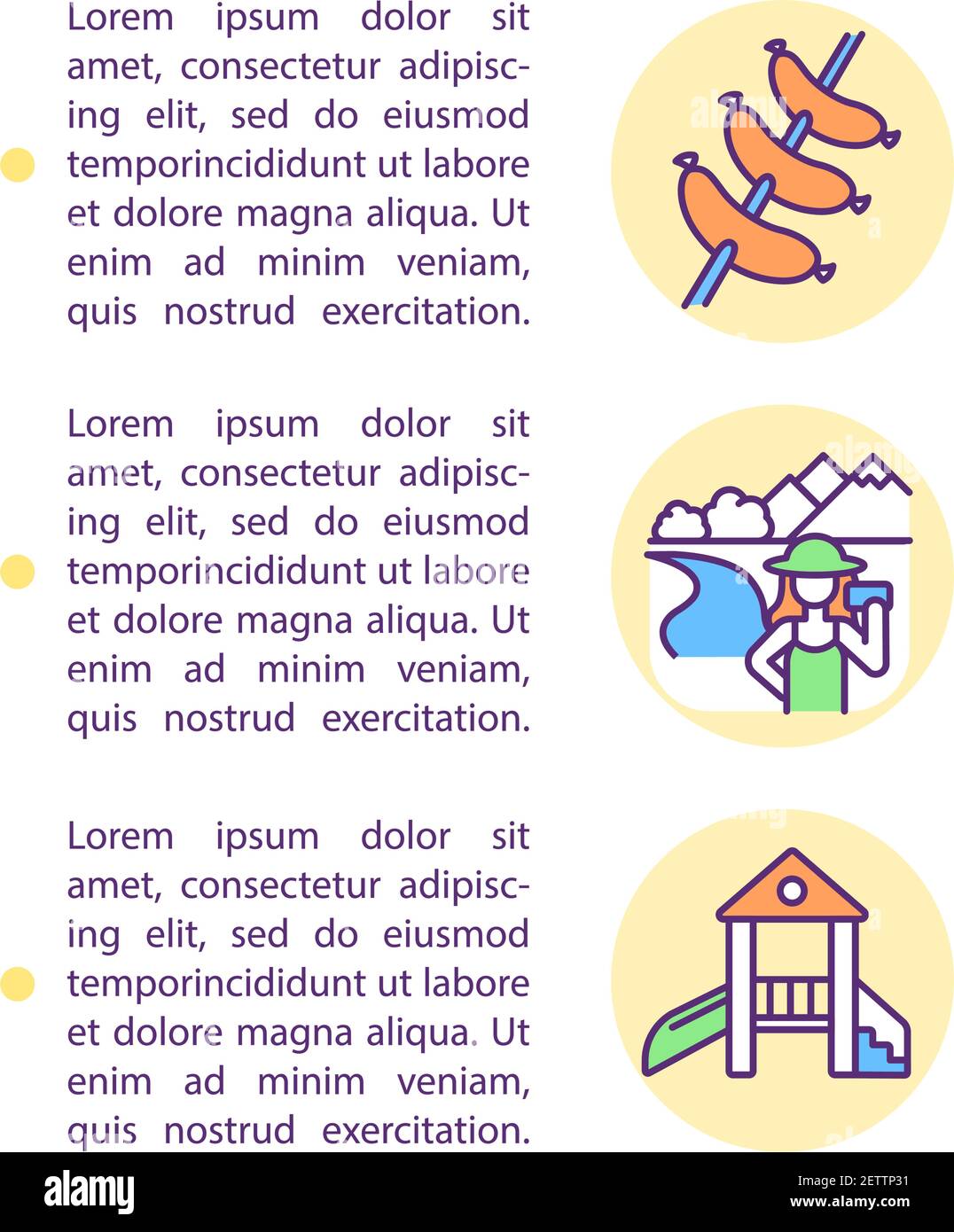 Exercising activities activity Stock Vector Images - Alamy