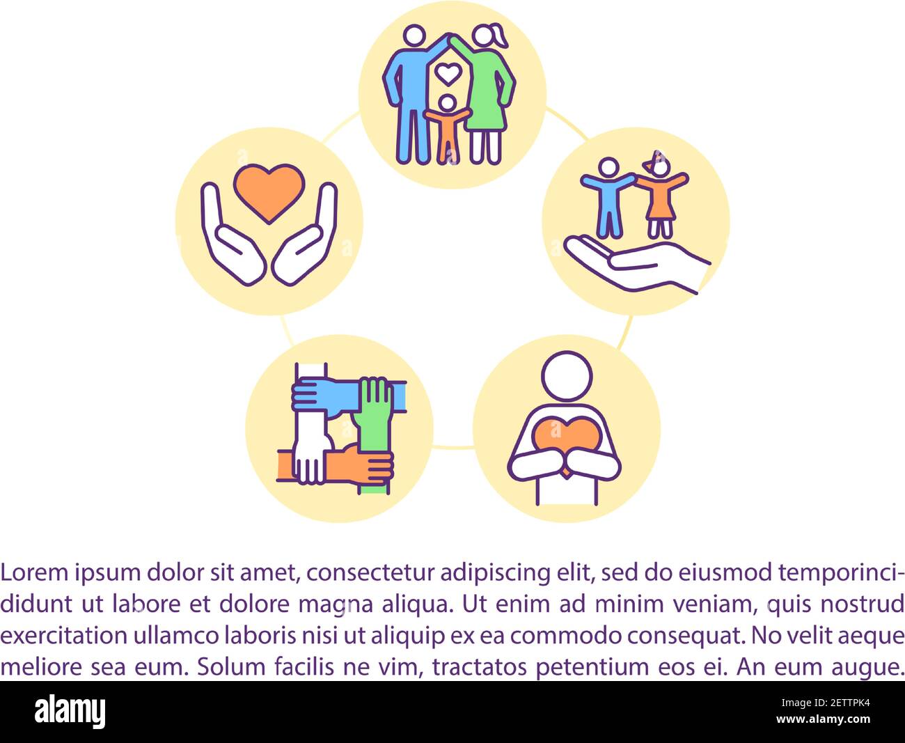 Positive effects concept icon with text Stock Vector Image & Art - Alamy