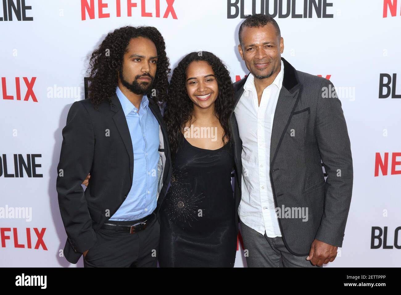 (L-R) Actors Makaylo Van Peebles, Morgana Van Peebles and Mario Van ...
