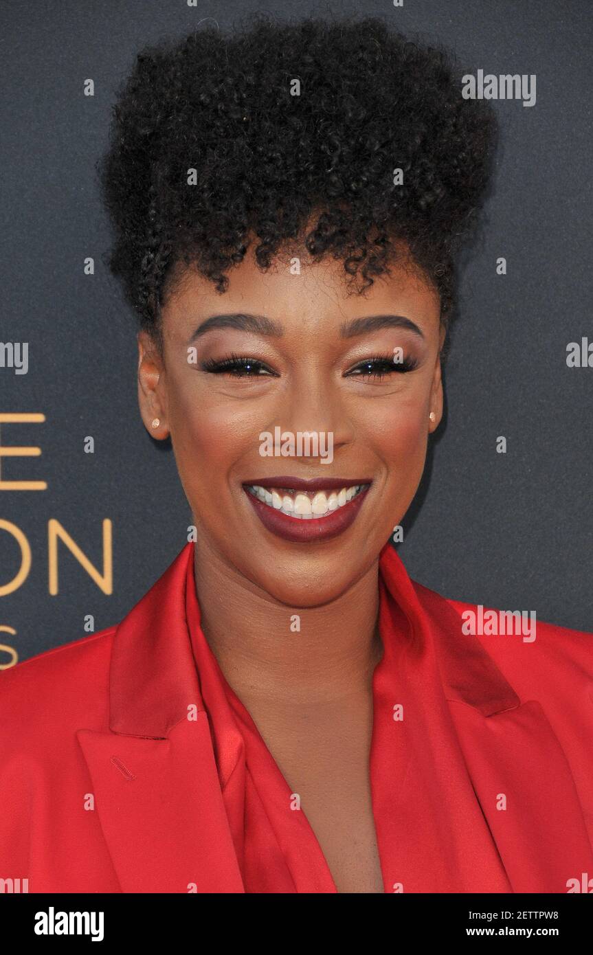 Samira Wiley arrives at the 38th College Television Awards held at the ...