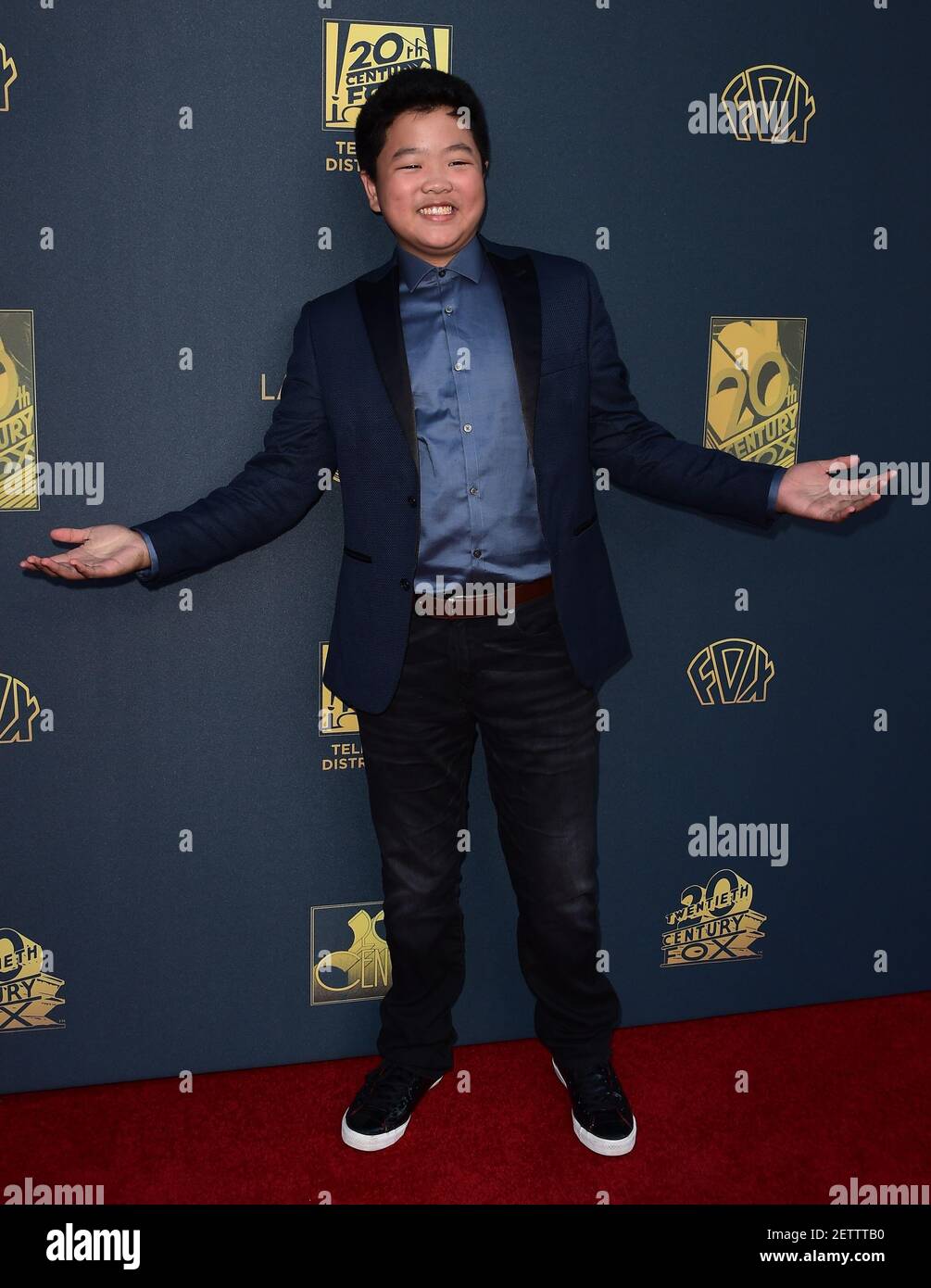 LOS ANGELES, CA - MAY 25: Hudson Yang attends the Twentieth Century Fox ...