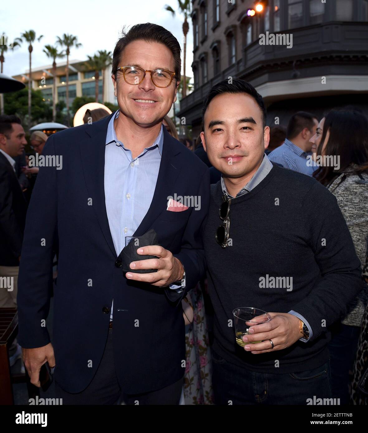 LOS ANGELES, CA - MAY 25: (L-R) President of Creative Affairs 20th ...